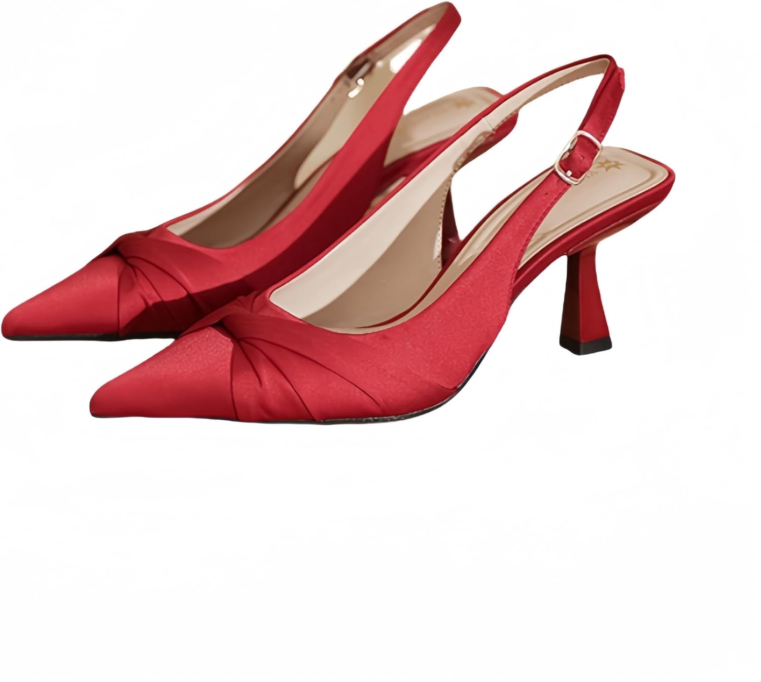 【楽天市場】パンプス バックストラップ ポインテッドトゥ7cm ストラップ 痛くない サンダル 美脚 脱げない セパレートパンプス ピンヒール ...