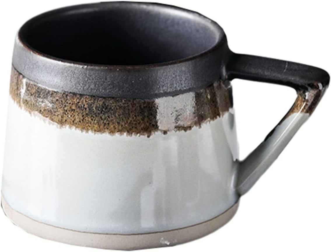 【楽天市場】マグカップ レトロ プレゼント スプライス グレー 大きめ 330ml コーヒー お茶 牛乳 ティーカップ セラミック 食洗機 ...