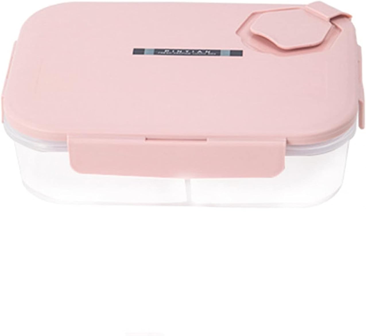 【楽天市場】弁当箱 正方形の密閉式絶縁弁当箱プラスチックスナック収納ボックス学生屋外のピクニック食品容器 (Color : Pink Size : 1500ml)：Libre777