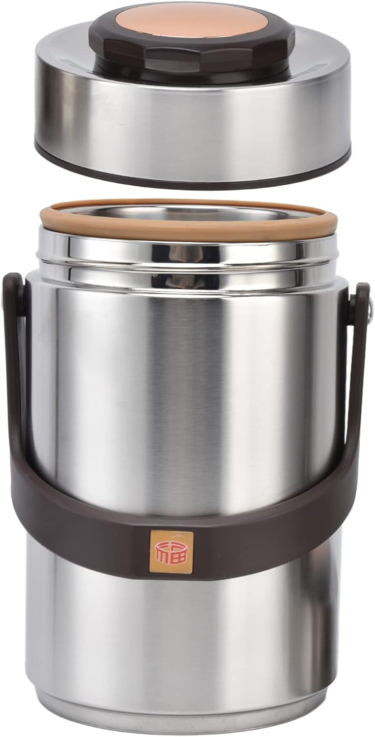 【楽天市場】ステンレスランチボックス ポータブル ランチボックス 耐高温 ステンレス弁当箱 保温 洗いやすい 2300ml 通勤 通学 ...