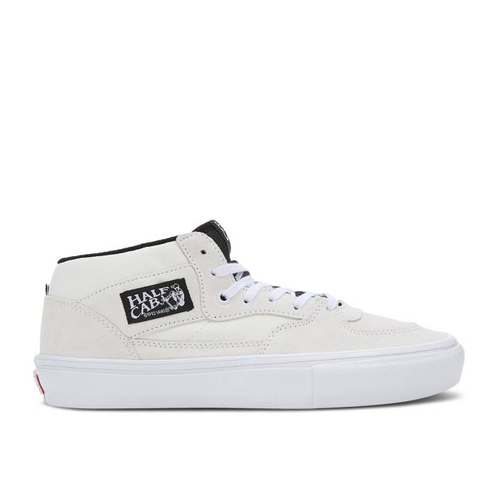 【楽天市場】ヴァンズ Vans 【 Skate Half Cab 'White Black' Men White/Black 】 Skate ...