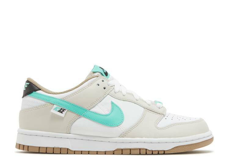 【楽天市場】【 NIKE DUNK LOW GS 'SPLIT' / WHITE TAN MINT MILK TEA 】 ダンク 白色 ...