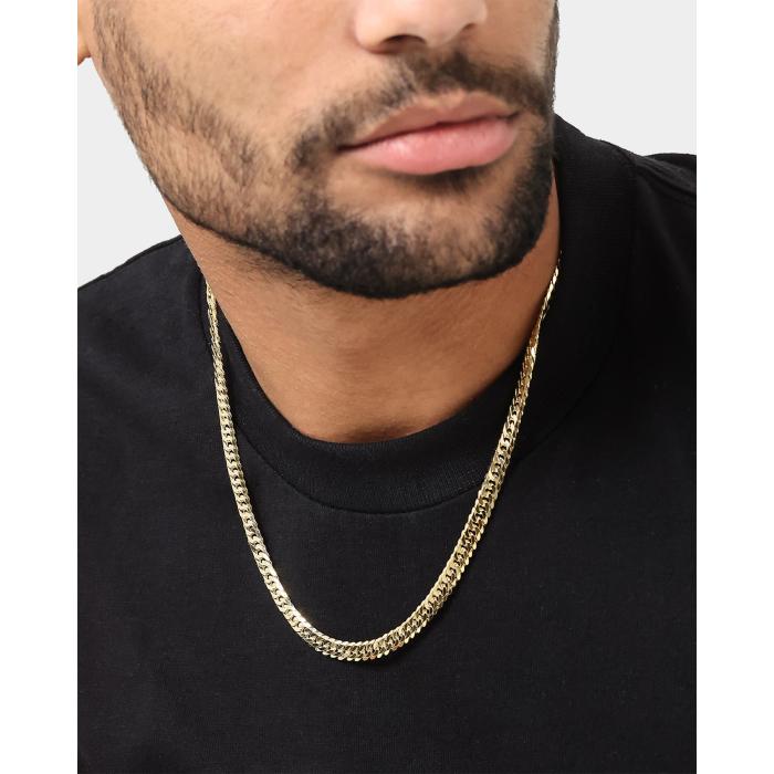 【楽天市場】House Of Auric 【 6.4Mm Double Curb Chain Mens 18K-Gold-Vermei ...