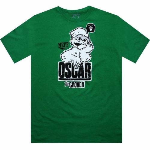 【楽天市場】ネフ ストリート Tシャツ 緑 グリーン セサミストリート メンズ 【 NEFF X SESAME STREET OSCAR ...