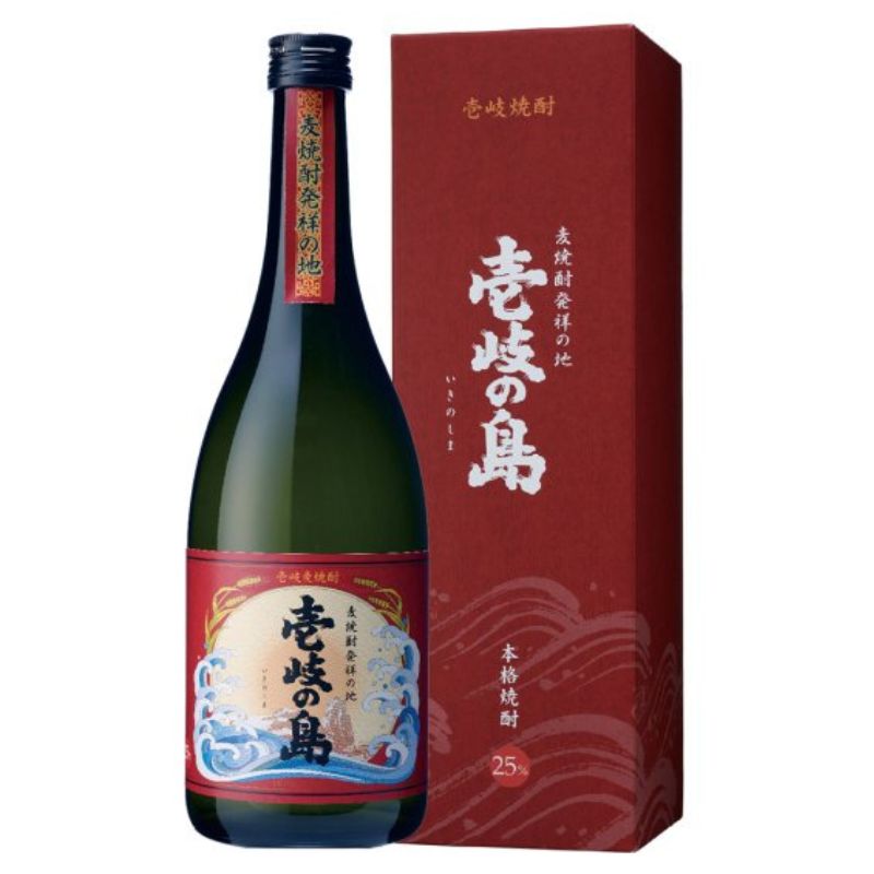 【楽天市場】麦焼酎 壱岐の蔵酒造 壱岐の島 25度 720ml 瓶 箱入り 長崎県 壱岐焼酎：酒食材基地プラットダルジャン