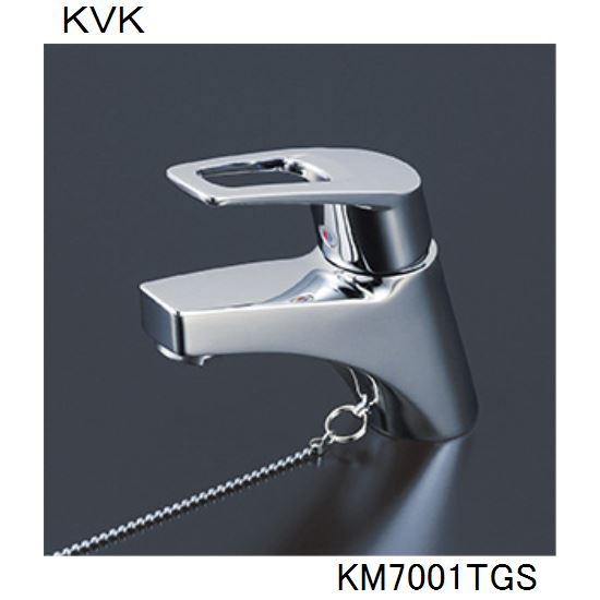 【楽天市場】KVK 洗面化粧室用 KM7001TGS シングル混合栓・ゴム栓付：ジュールプラス楽天市場店