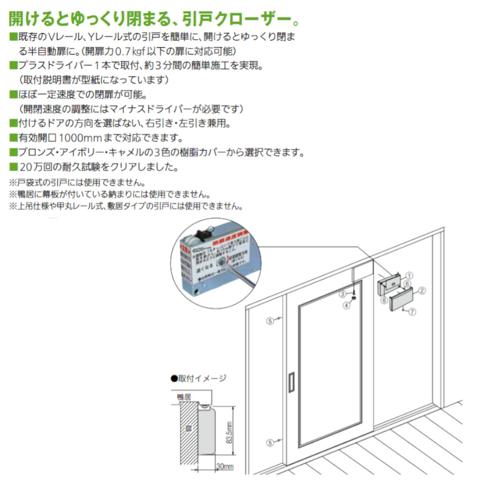 【楽天市場】ダイケン ハウスクローザー・外付けタイプ 品番：HCR-07 全3色【ドア 開閉 枠 設置 リフォーム diy】：ジュールプラス楽天市場店