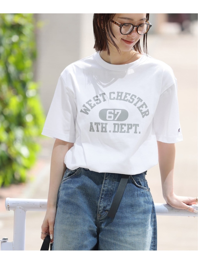 【楽天市場】《予約》別注【Champion/チャンピオン】20s/1 Cotton Jersey TEE:Tシャツ JOURNAL ...