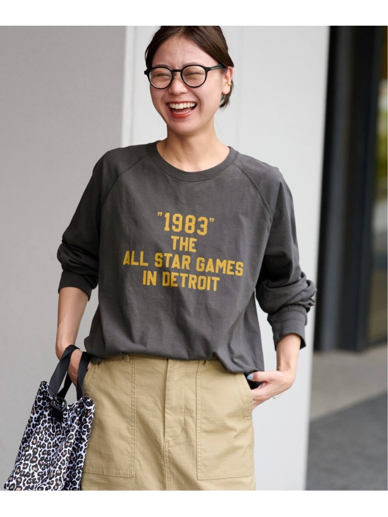 【楽天市場】《追加》ラグランスリーブカレッジロングスリーブTEE JOURNAL STANDARD relume ジャーナル スタンダード レ ...