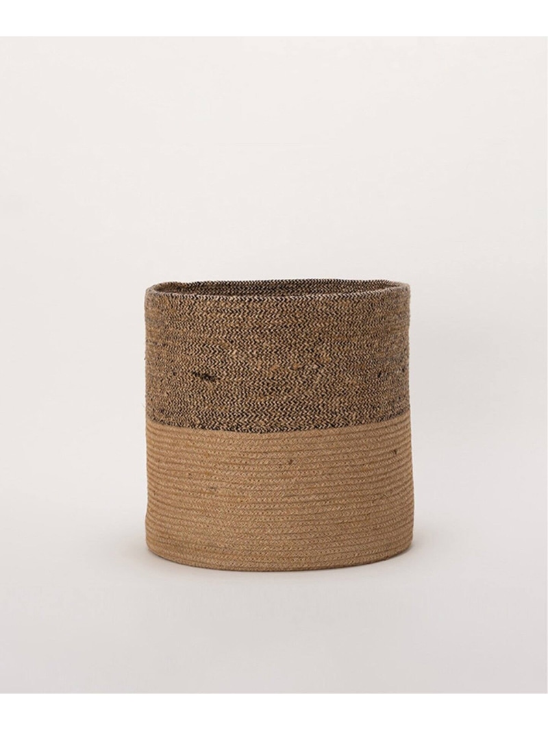 【楽天市場】POT COVER JUTE BASKET 2TONE 24 ジュートバスケット 2トーン JOURNAL STANDARD ...