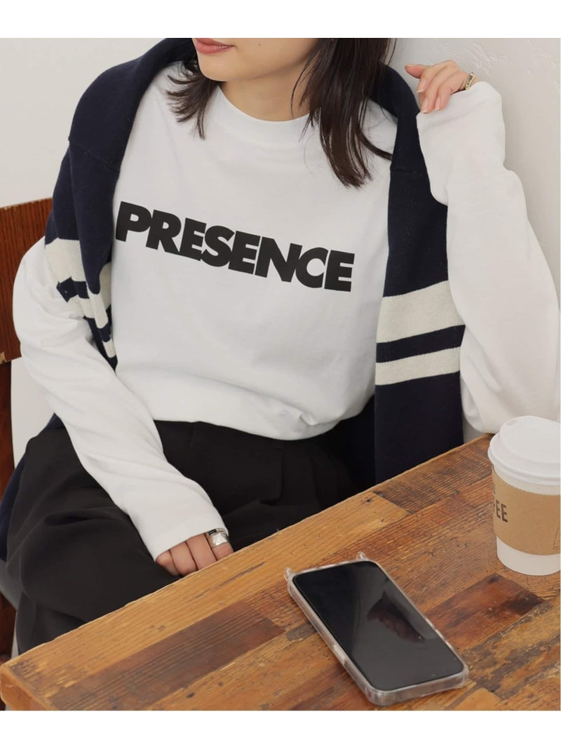 【楽天市場】PRESENCEロングスリーブTEE JOURNAL STANDARD ジャーナル スタンダード トップス カットソー・Tシャツ ...