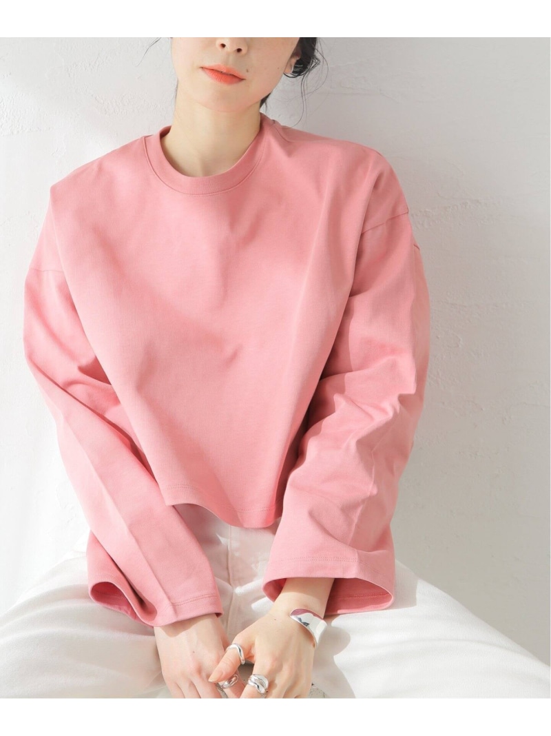 【楽天市場】クロップドカラーTEE JOURNAL STANDARD ジャーナル スタンダード トップス カットソー・Tシャツ ピンク ...