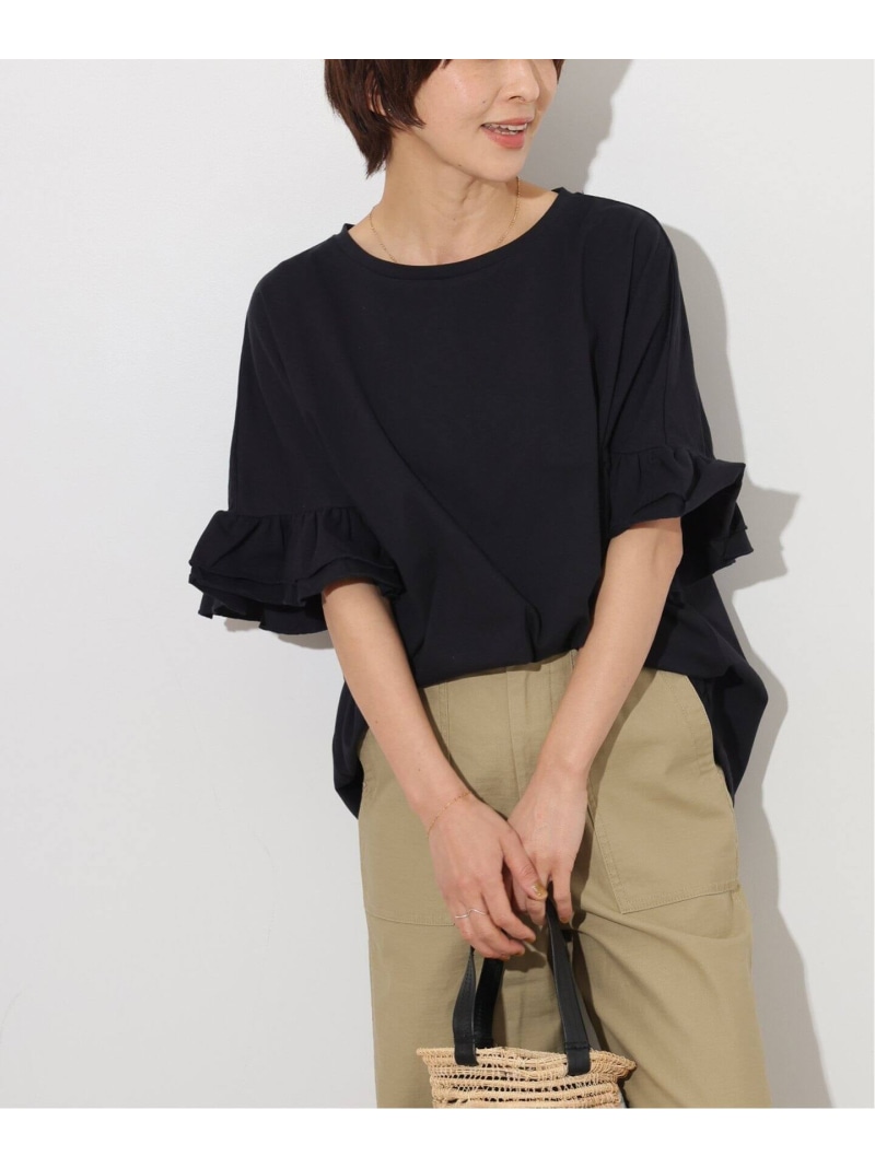 【楽天市場】《予約》コットンダブルフリルTEE JOURNAL STANDARD relume ジャーナル スタンダード レリューム トップス ...