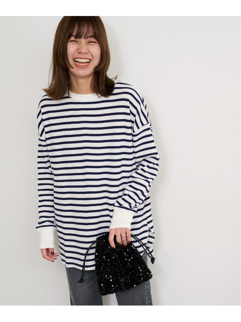 【楽天市場】【SALE／20%OFF】《追加5》TCワッフルオーバーサイズロングスリーブTシャツ JOURNAL STANDARD relume ジャーナル スタンダード レリューム トップス ...