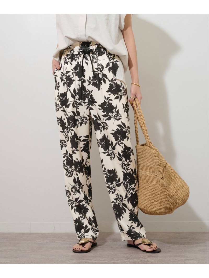 【楽天市場】《追加》バイカラーフラワーイージーテーパード JOURNAL STANDARD relume ジャーナル スタンダード レリューム パンツ スラックス・ドレスパンツ ブラウン ...