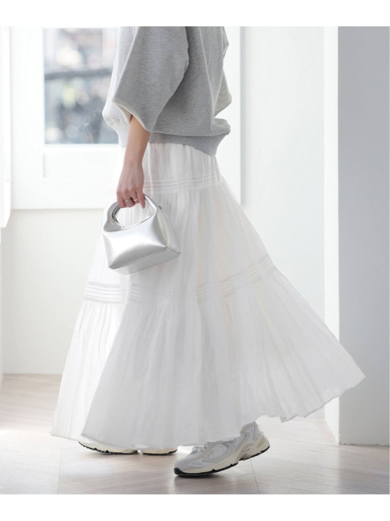 【楽天市場】《WEB限定追加4》コットンボイルクリンクルティアードスカート JOURNAL STANDARD relume ジャーナル スタンダード レリューム スカート ロング・マキシ ...