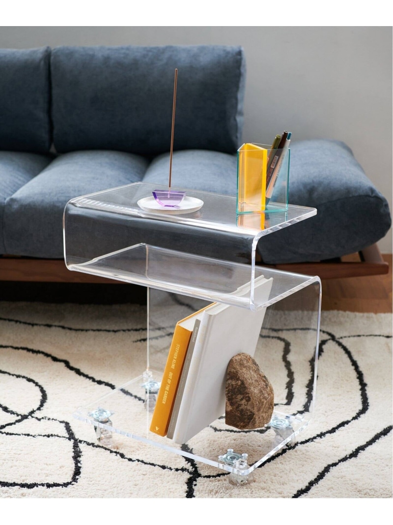 【楽天市場】【APTONE/アプトン】 INVISIBLE S-CURVE サイドテーブル/トロリー JOURNAL STANDARD FURNITURE ジャーナルスタンダードファニチャー ...