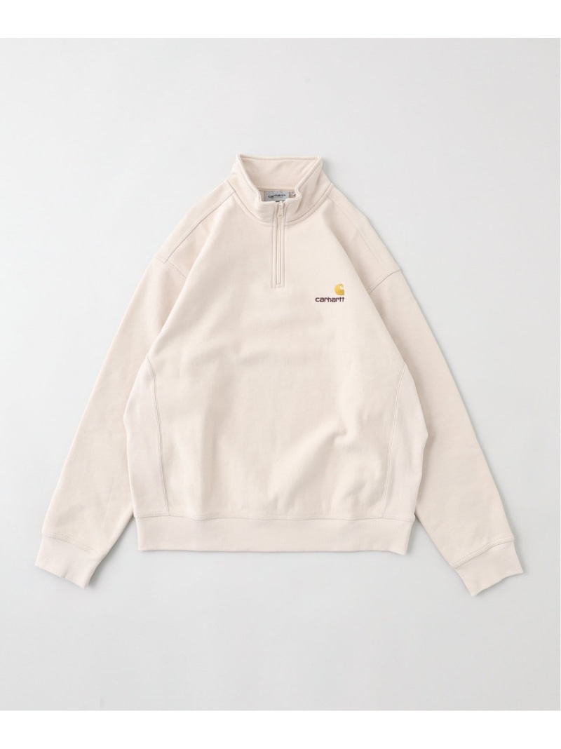 【楽天市場】CARHARTT WIP ハーフジップアメリカンスクリプトスウェットシャツ I027014 89XX/MOOXX JOURNAL ...