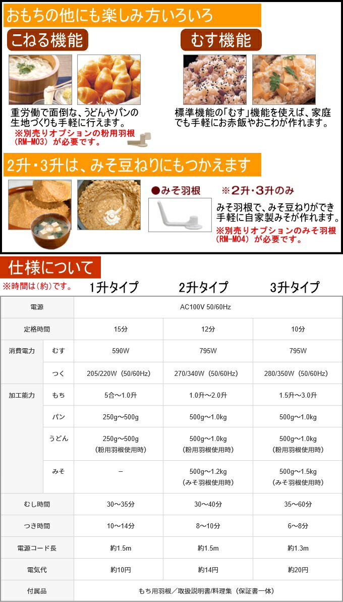 マイコンもちつき機 かがみもち ホワイト 1升タイプ RM-101SN RCP 送料無料 エムケー 餅 鏡餅 餅つき 餅つき機 蒸す つく こねる 生地作り うどん パン お赤飯 MK 家庭用 ...