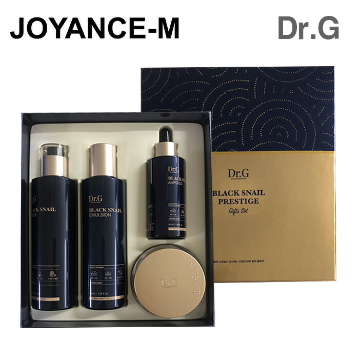 【楽天市場】【Dr.G】ブラックスネイルプレステージ4点セット(+ショッピングバッグ)/Black Snail Prestige 4 ...