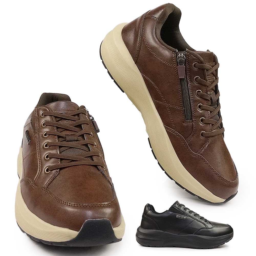 【楽天市場】エドウィン EDWIN 防水 ウォーキング スニーカー メンズ EDW-7368 紐がほどけない 厚底 カジュアルシューズ：ジョイスキップ