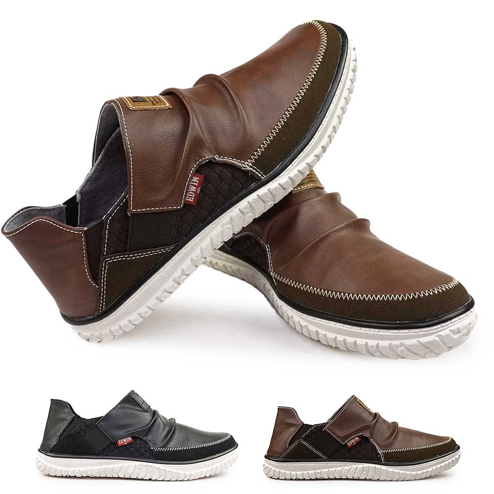 【楽天市場】エドウィン EDWIN メンズ スニーカー スリッポン サンダル EDW-7745 クロッグ 2WAY かかとを潰せる カジュアルシューズ ワークシューズ：ジョイスキップ