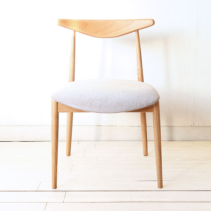 【楽天市場】【2脚セット】ダイニングチェア ナチュラル色 柔らかなデザイン 角が丸い アッシュ材 木製 板座 椅子 モノトーン モダンテイスト クールモダン：JOYSTYLE coordinate