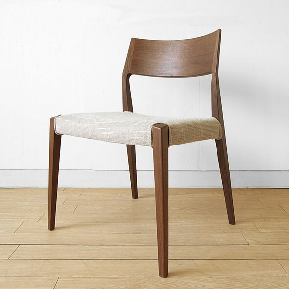 【楽天市場】ウォールナット材を使用した重さ4.4kgの軽量ダイニングチェア カバーリングor張り込み：JOYSTYLE coordinate