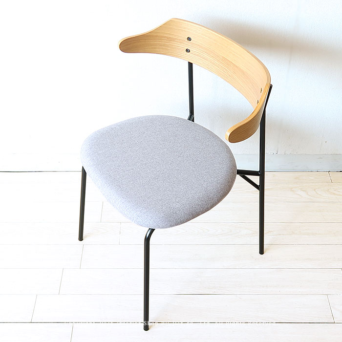 【楽天市場】ダイニングチェア ウォールナット突板 オーク突板 スチールフレーム レトロモダン スリムなデザイン：JOYSTYLE coordinate