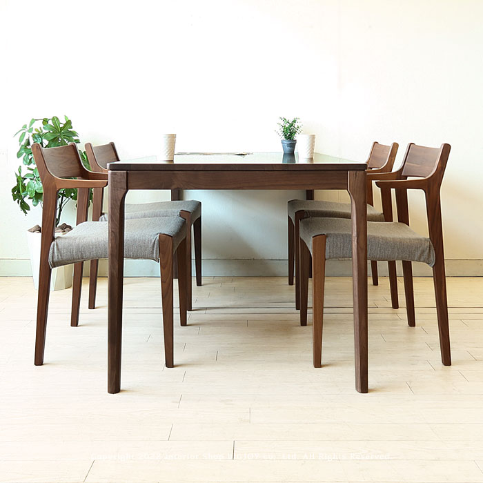 【楽天市場】ダイニングテーブル 食卓テーブル 幅130cm 幅150cm 幅165cm 幅180cm ウォールナット材、オーク材（※チェア別売）：JOYSTYLE coordinate