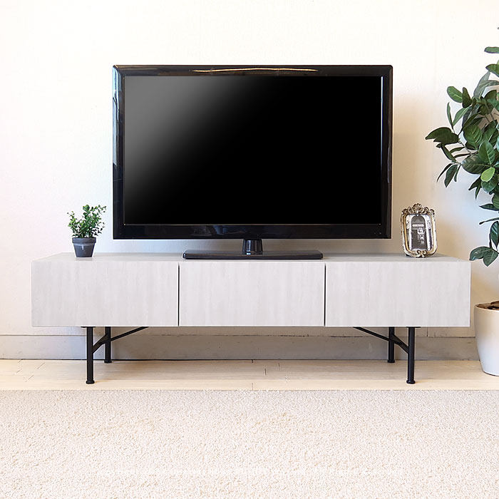 【楽天市場】テレビ台 テレビボード 幅180cm 150cm 石目調 開梱設置配送 グレー モノトーン クールモダン スチール脚 都会的なローボード：JOYSTYLE coordinate