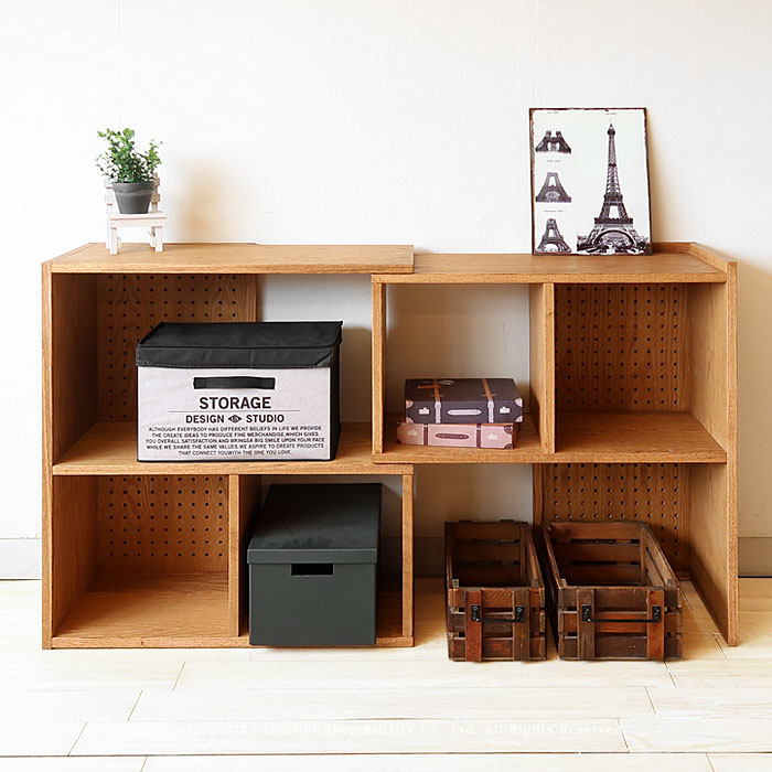 【楽天市場】本棚 収納シェルフ オープンシェルフ 飾り棚 伸長ラック 伸長シェルフ 幅74cm 最大幅142cmに伸びるシェルフ コーナーラック レッドオーク突板 アンティーク ヴィンテージ ...