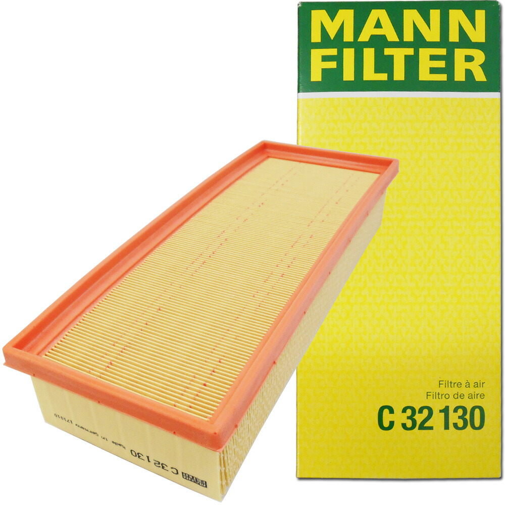 【楽天市場】【2%offｸｰﾎﾟﾝ5のつく日】 MANN エアーフィルター アウディ （A4） C 32 130 （エアークリーナー エア ...