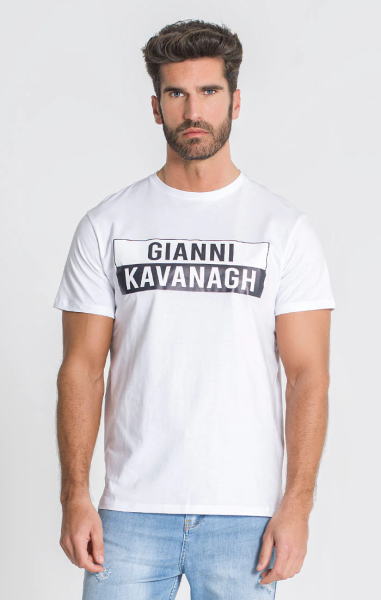 【楽天市場】Gianni Kavanagh ジャンニカヴァナ Tシャツ メンズ トップス 白 しろ ホワイト 半袖Tシャツ 無地 ロゴ ジムT ...