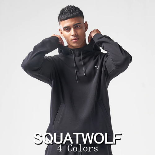 【楽天市場】SQUAT WOLF スクワットウルフ パーカー メンズ 大きいサイズ スポーツウェア パーカー メンズ ジム 筋トレ トラック ...
