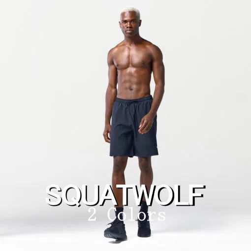 【楽天市場】SQUAT WOLF スクワットウルフ ハーフパンツ メンズ 大きいサイズ スポーツウェア ショートパンツ メンズ 膝上 ジム ...