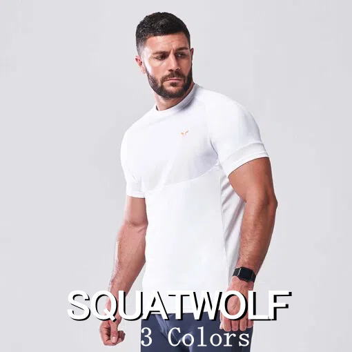 【楽天市場】SQUAT WOLF スクワットウルフ Tシャツ メンズ 大きいサイズ スポーツウェア Tシャツ メンズ 半袖 ジム 筋トレ トレーニング ランニング ラグランスリーブ ラボ360 ...