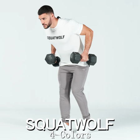 【楽天市場】SQUAT WOLF スクワットウルフ Tシャツ メンズ 大きいサイズ 海外ブランド スポーツウェア Tシャツ メンズ 半袖 ジム 筋トレ ワークアウト ストレッチ コア エアロ ...