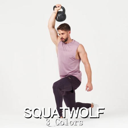 【楽天市場】SQUAT WOLF スクワットウルフ タンクトップ メンズ 大きいサイズ 海外ブランド スポーツウェア タンクトップ メンズ ジム 筋トレ 速乾 マッスルフィット スリーブレス ...