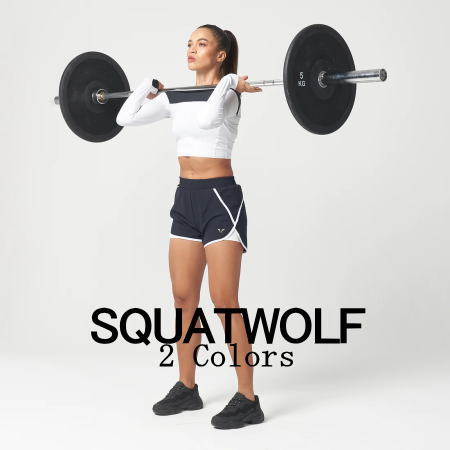 【楽天市場】SQUAT WOLF スクワットウルフ Tシャツ レディース 大きいサイズ スポーツウェア Tシャツ レディース ジム 筋トレ ヨガ 長袖 クロップ丈 ロンT サムホール ...