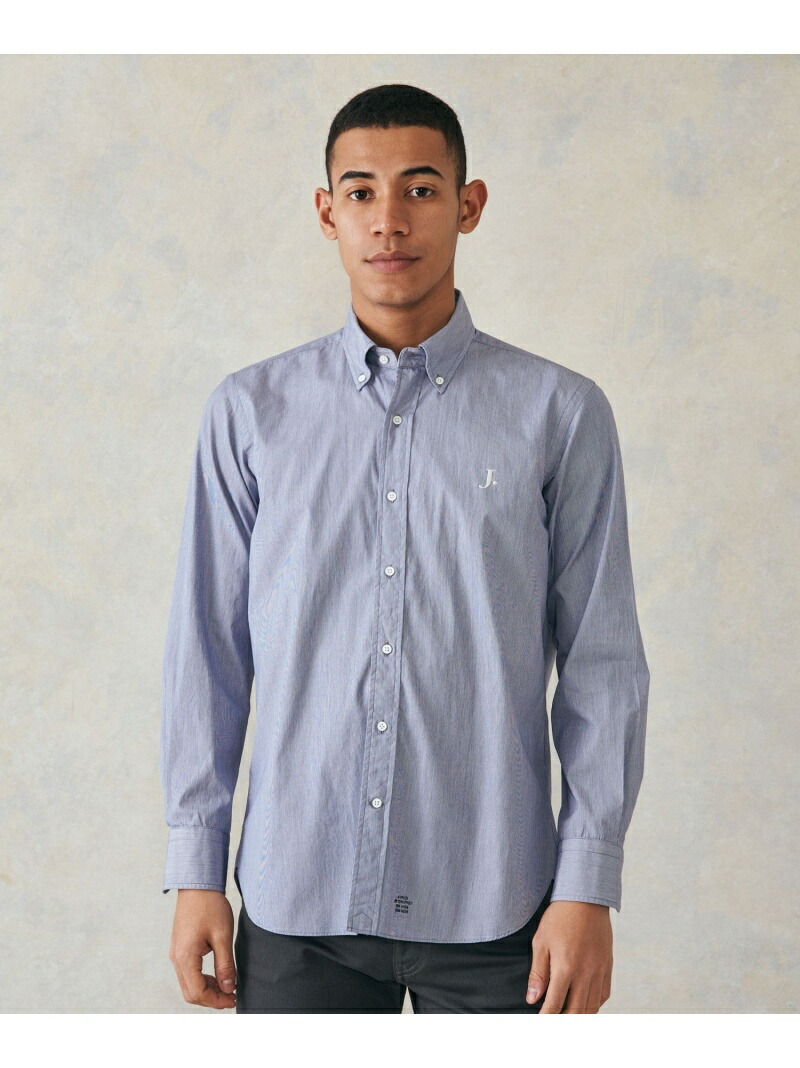 【楽天市場】【SALE／50%OFF】【WEB限定】ポプリンヘアラインJ刺繍シャツ/B.D J.PRESS ジェイプレス トップス シャツ・ブラウス ブルー ネイビー【RBA_E】【送料無料 ...