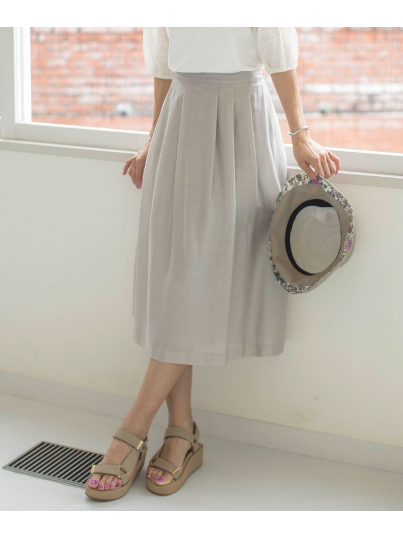 【楽天市場】【SALE／50%OFF】【洗える】シアーソフトカールマイヤー タック スカート J.PRESS ジェイプレス スカート ロング ...