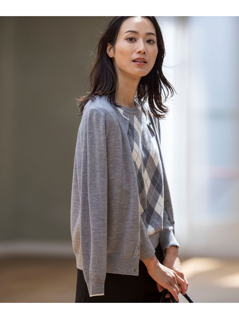 【楽天市場】【SALE／50%OFF】【WEB限定カラーあり・洗える】アーガイルツイン ニット J.PRESS ジェイプレス トップス ...