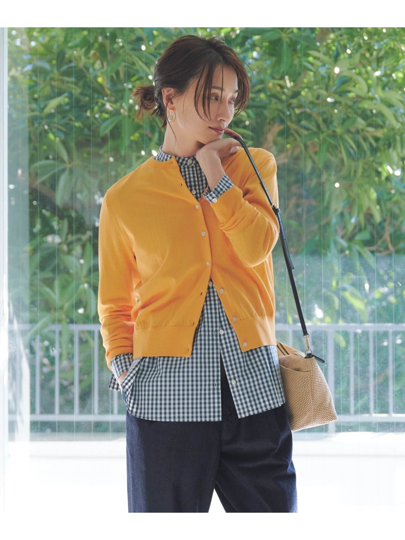 【楽天市場】【洗える】BASIC HT COTTON クルーネック カーディガン J.PRESS ジェイプレス トップス カーディガン ...