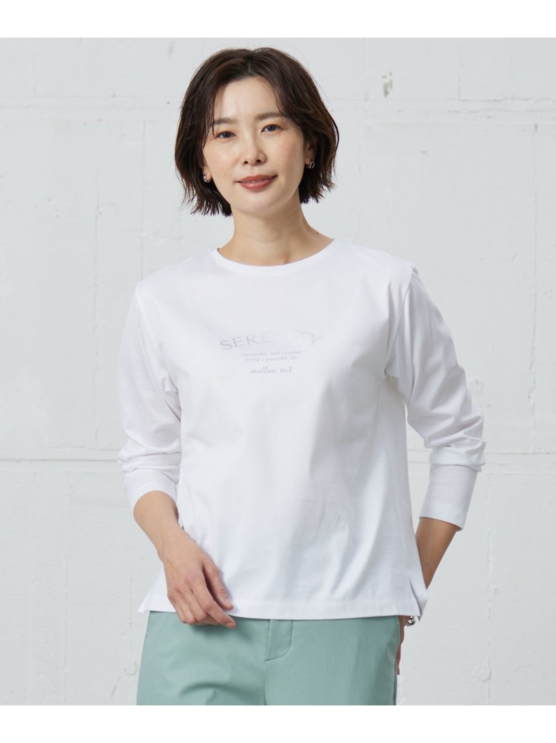 【楽天市場】ロゴ Tシャツ J.PRESS LADIES L ジェイプレス トップス カットソー・Tシャツ ベージュ ブルー ピンク ホワイト【送料無料】[Rakuten Fashion]：J ...