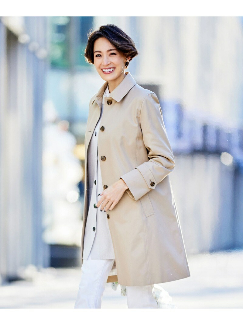 【楽天市場】【SALE／50%OFF】撥水ツイル ステンカラー ロング コート J.PRESS LADIES L ジェイプレス ジャケット ...