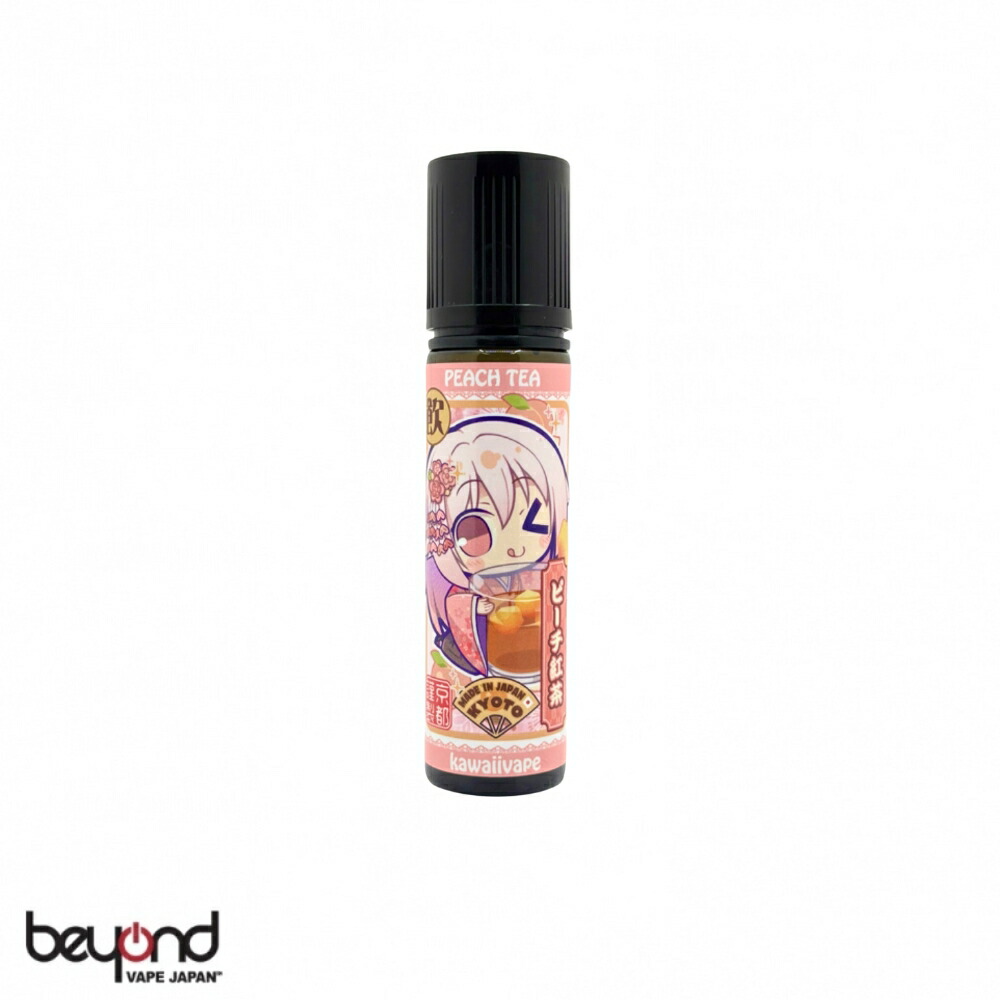 【楽天市場】【Kawaii Vape】ピーチ紅茶[60ml]/ 国産ブランド 電子タバコ Vape E-Liquid peach tea ...