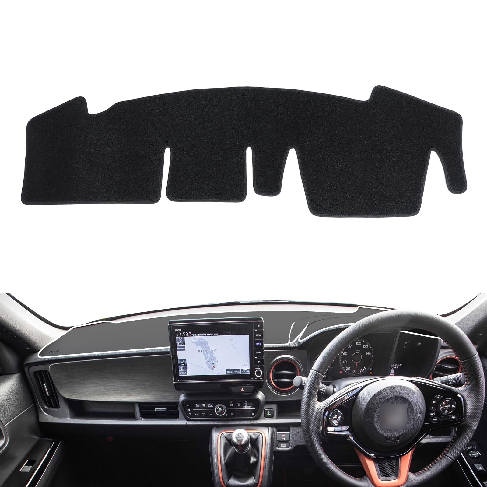 【楽天市場】ホンダ N-ONE JG3 JG4 専用 ダッシュボードマット 2020年 - 現行 ダッシュボードカバー 内装パーツ 防眩 日焼け防止 インテリア アクセサリー：LIFE ...