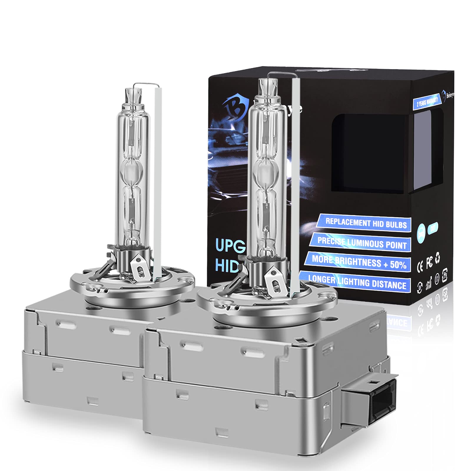 【楽天市場】D1S HIDバルブ 交換 車用 HIDヘッドライト バルブ 車検対応 D1S 35W 12V HIDライト高輝度 2個入 ...