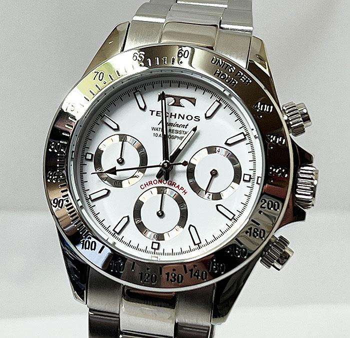 【楽天市場】テクノス 腕時計 メンズウォッチ TECHNOS technos 腕時計 TP0403SW ラッピング無料 手書きのメッセージカード あす楽対応：時計のジュエリータイム ムラタ